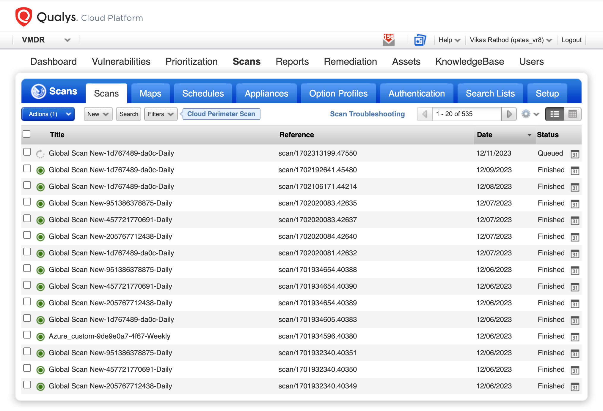 Qualys TotalCloud 2.7.0 Release Updates | Qualys Notifications