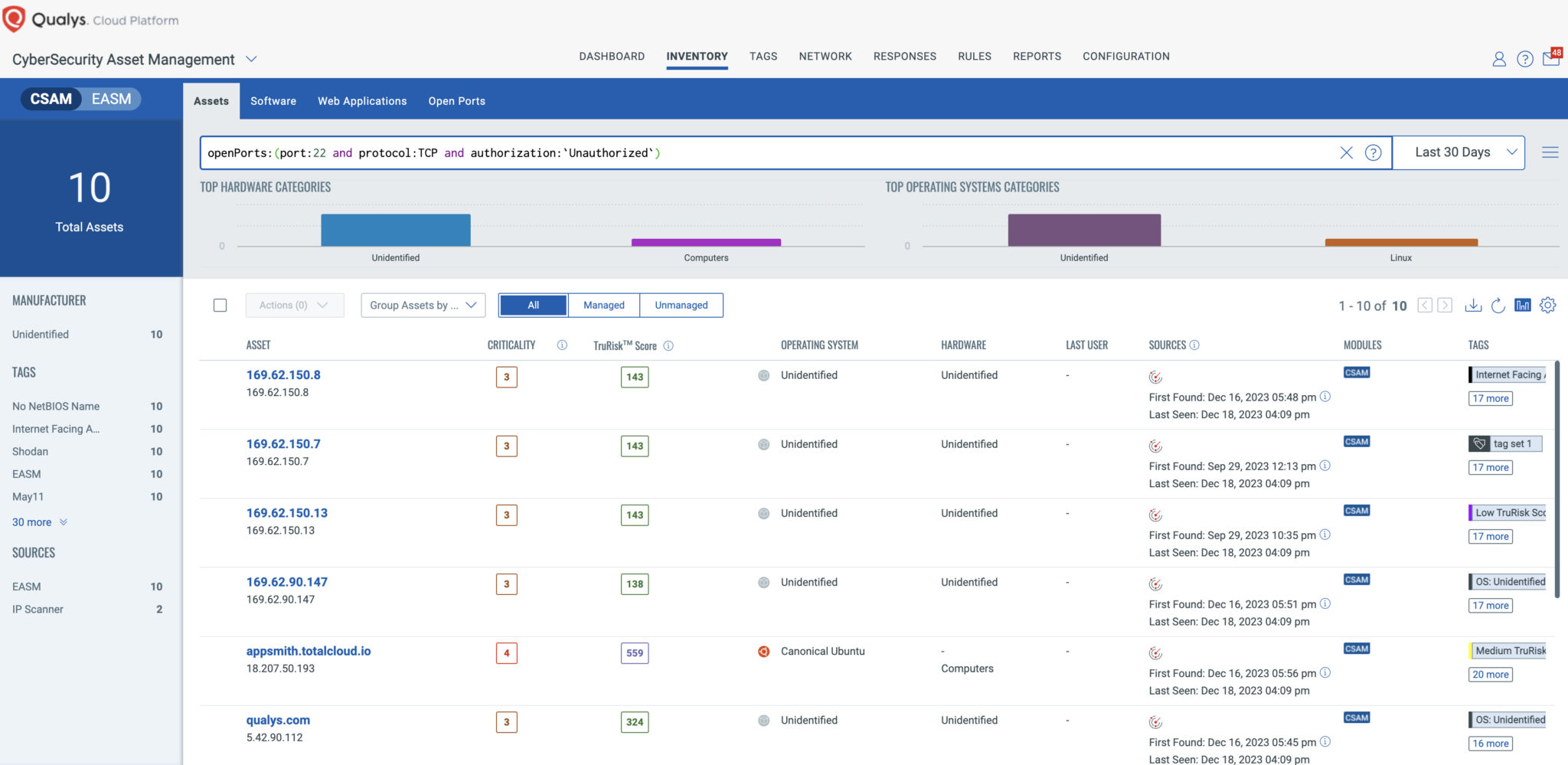 Mitigate SSH Vulnerability CVE-2023-48795 with Qualys CSAM | Qualys