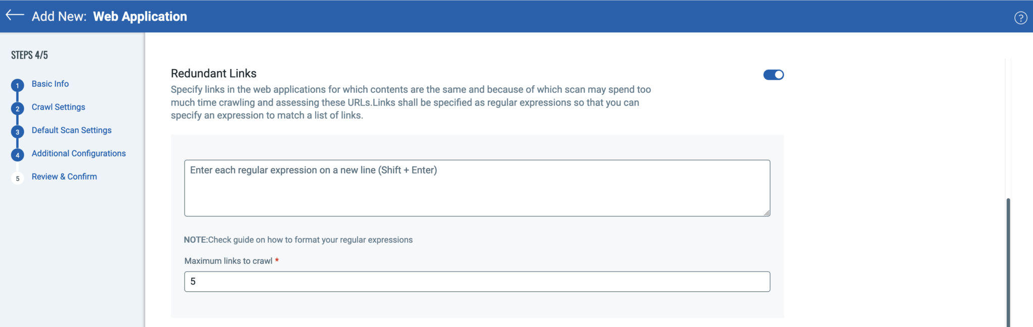 Building an AppSec Program with Qualys WAS - Additional Configurations and Review & Confirm ...