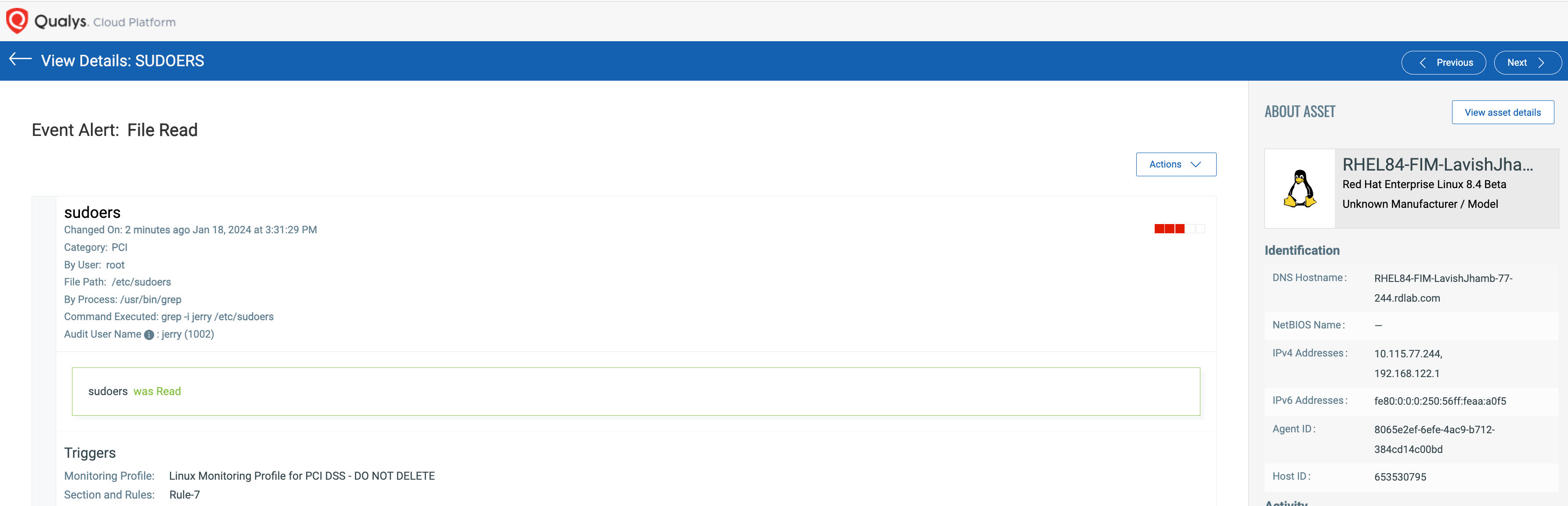Real-time File Access Monitoring (FAM) with Qualys FIM | Qualys ...