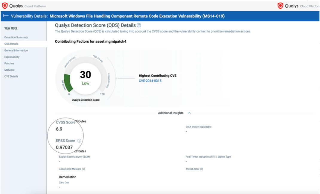 How the Qualys Enterprise TruRisk™ Platform Supports CISA Vulnrichment ...