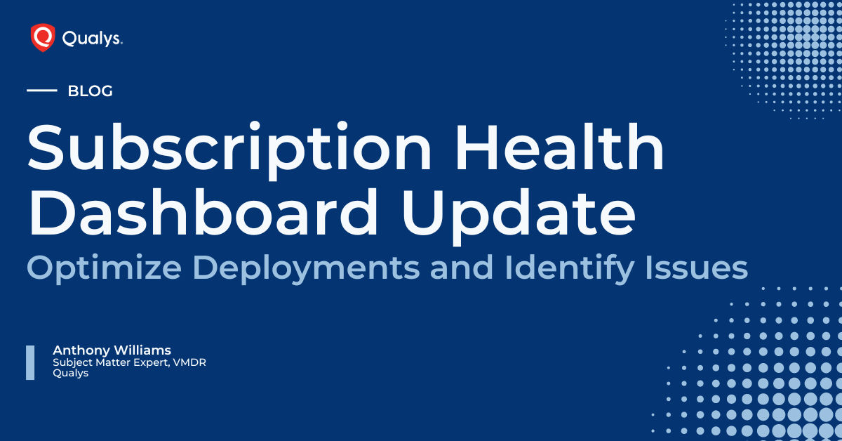 Subscription Health Dashboard Update: Optimize Deployments and Identify ...