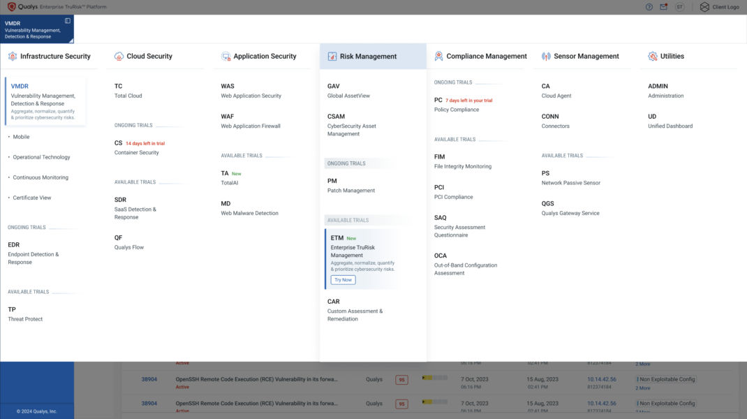 Introducing the Enhanced User Interface of the Qualys Enterprise ...