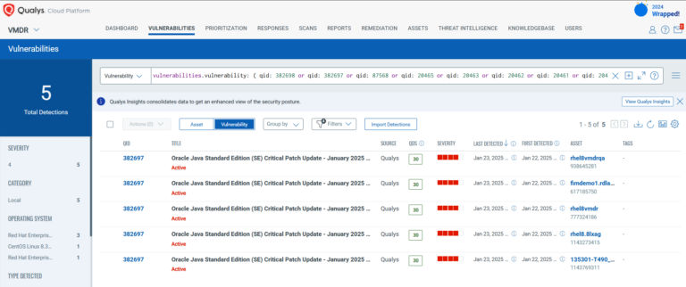 Oracle Critical Patch Update, January 2025 Security Update Review | Qualys