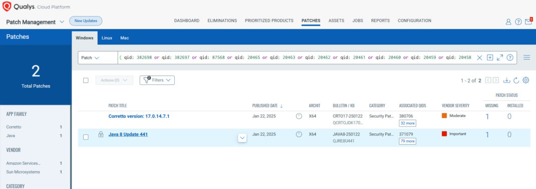 Oracle Critical Patch Update, January 2025 Security Update Review | Qualys