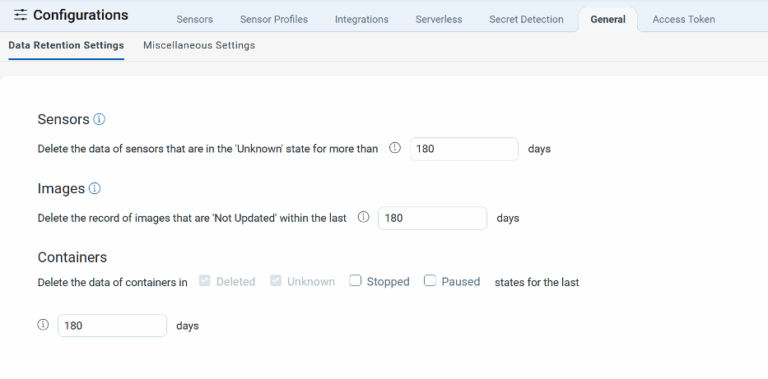 TotalCloud KCS: Reducing Maximum Retention Time for Containers from 13 months to 30 days ...