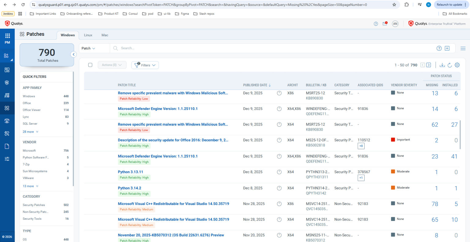 AI Patch Reliability Score - Predict and Prioritize Patch Impact | Qualys