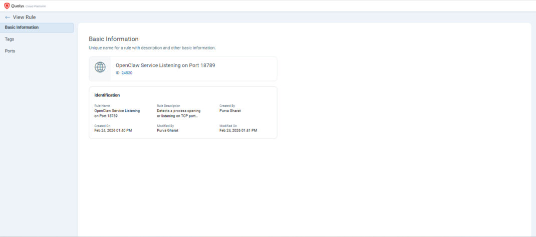 Anatomy of an Autonomous AI Agent Risk: Qualys ETM on OpenClaw | Qualys