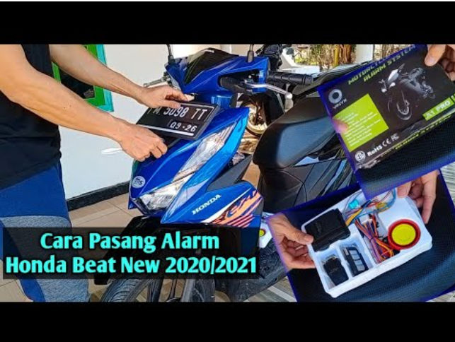 Cara pasang alarm motor yang aman