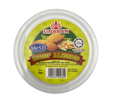 Almond Strip | Sinaran Rempah Asli Sdn. Bhd.