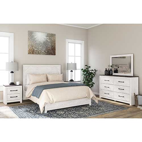 Rent Ashley Gerridan 6 Piece Queen Panel Bedroom Set at Rent A Center