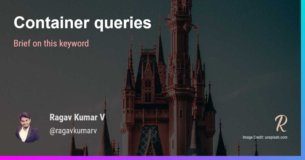 Container queries Container queries