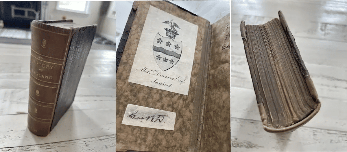 Rare 1794 History Book Linked to Nelson's Ally