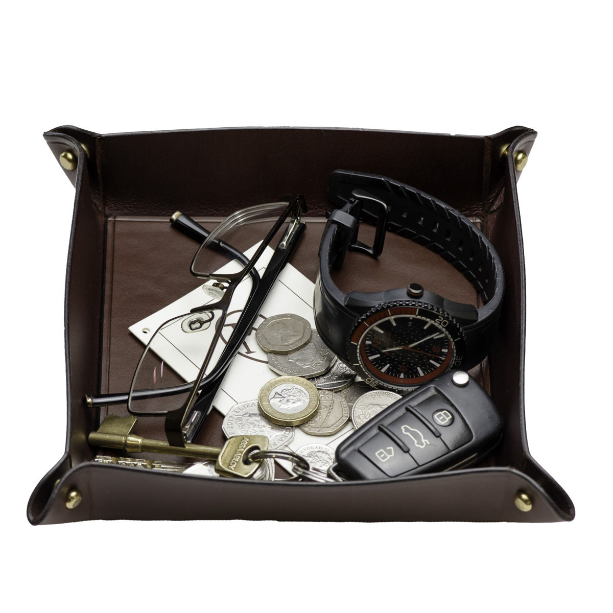 Ray Mears Leather Folding Tray