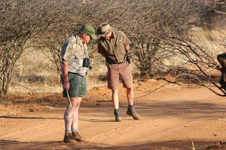 Tracking Safari in Namibia with Ray Mears