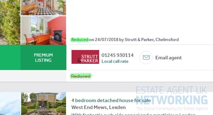 Property Price Reductions on Rightmove and Zoopla | Estate Agent Networking