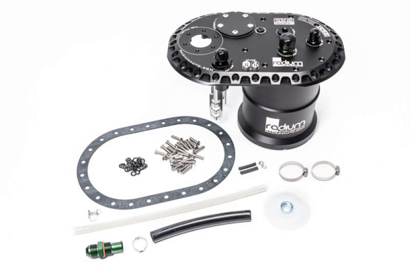 Parts Legion. Radium Engineering Fuel Cell Surge Tank External Pumps