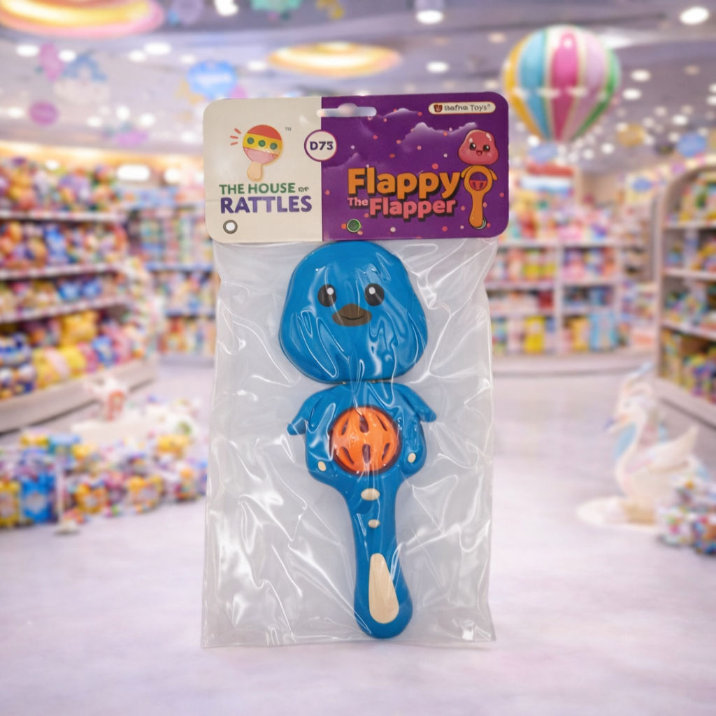 Flappy the Flapper Baby Rattle Toy D73 – Cute Sound Rattle for Infants ...