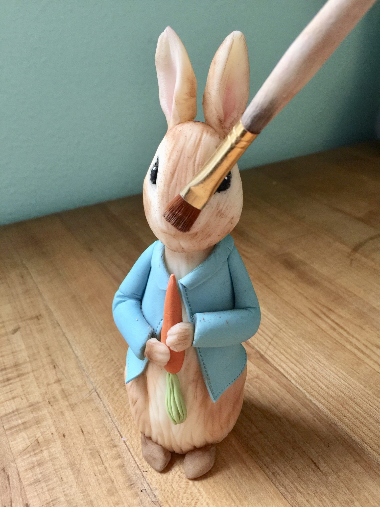 Peter Rabbit figurine tutorial - robyn loves cake Tutorials