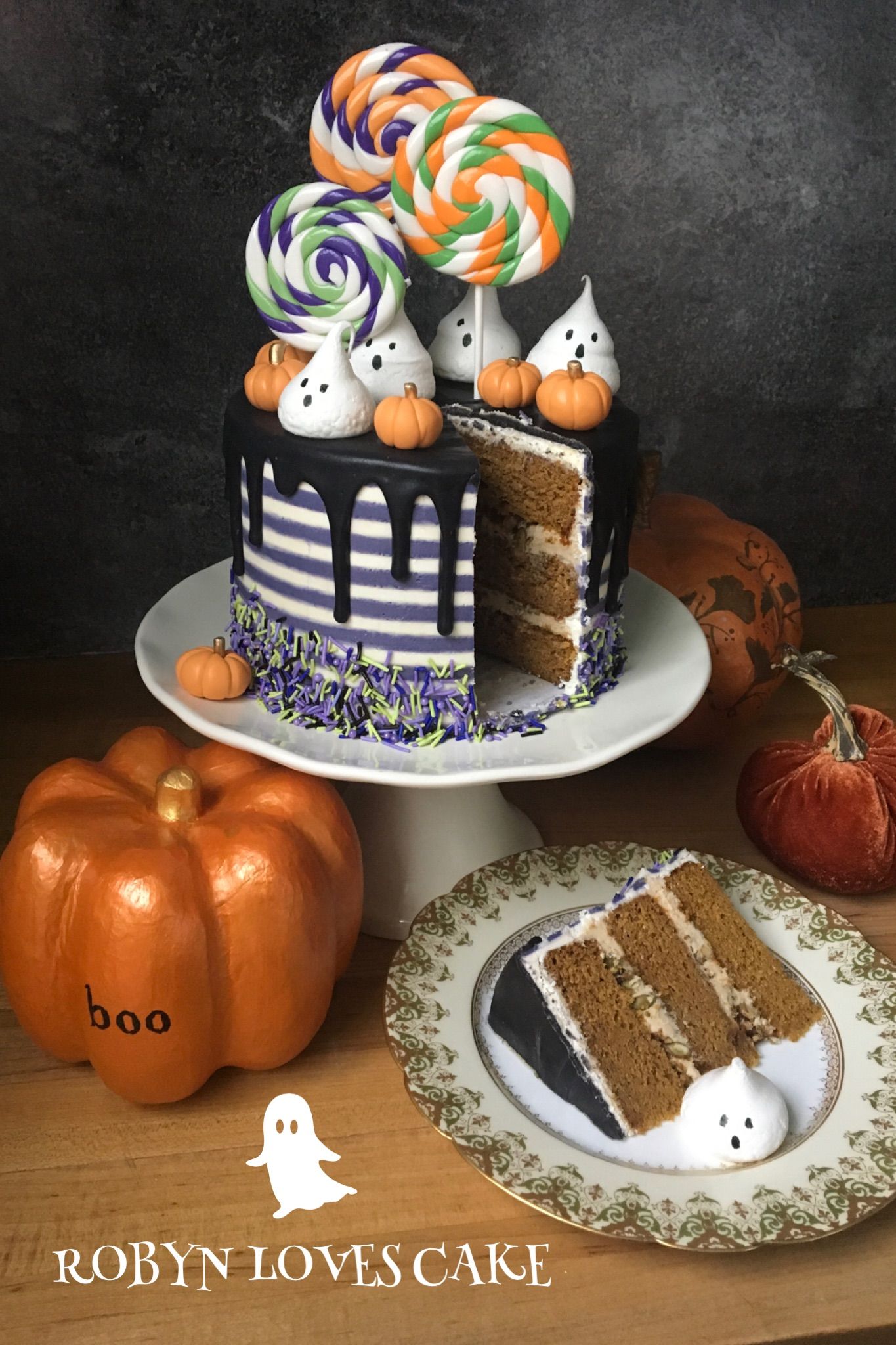 Halloween fun cake - robyn loves cake