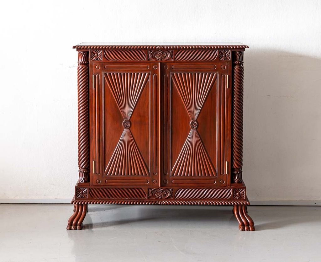 British Colonial Mahogany Sideboard - The Past Perfect Collection