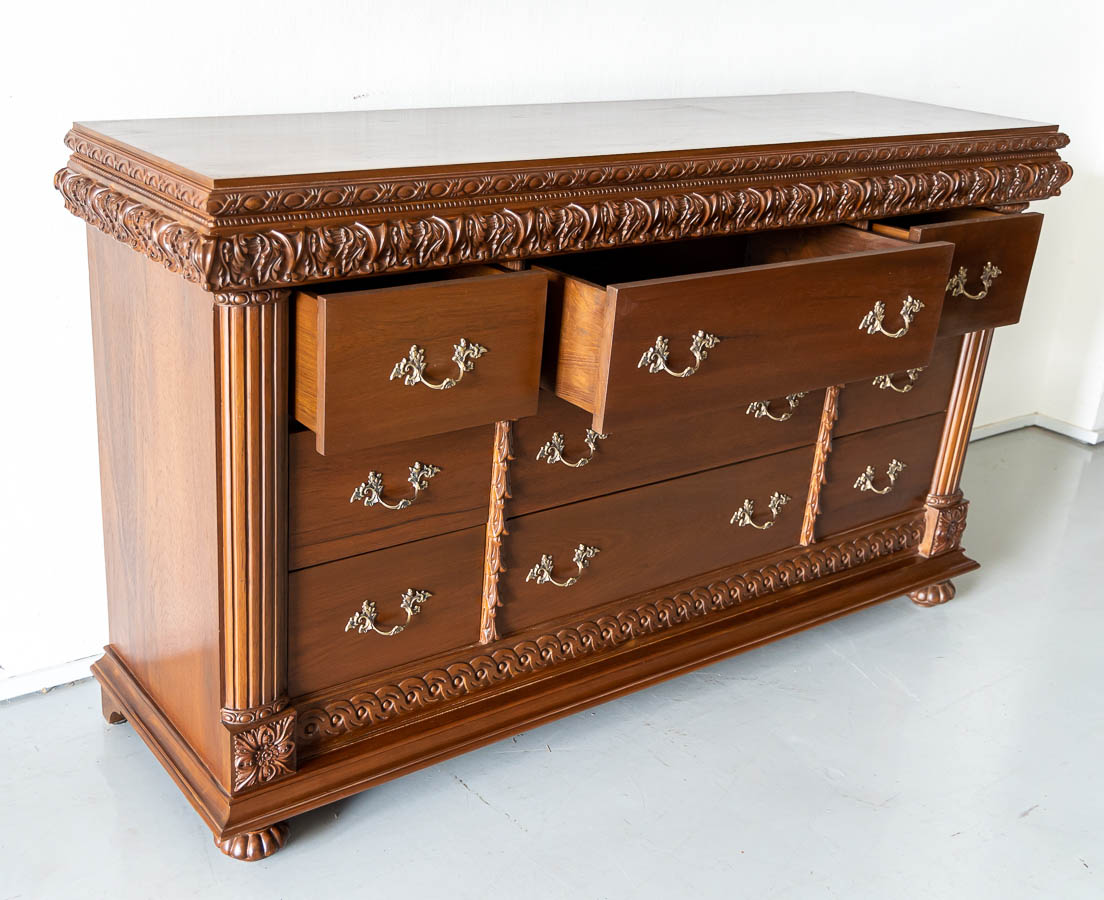 British Colonial Teakwood Sideboard - The Past Perfect Collection