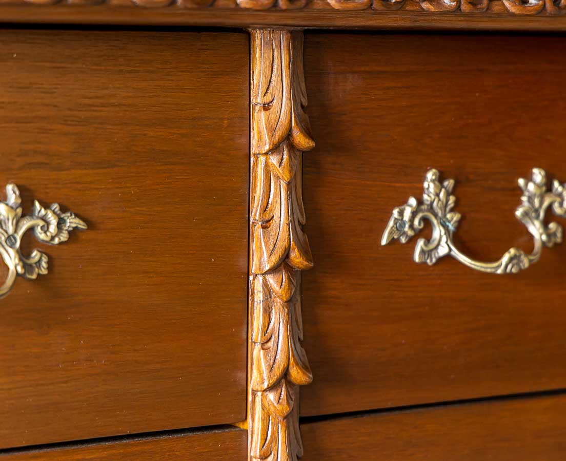 British Colonial Teakwood Sideboard - The Past Perfect Collection