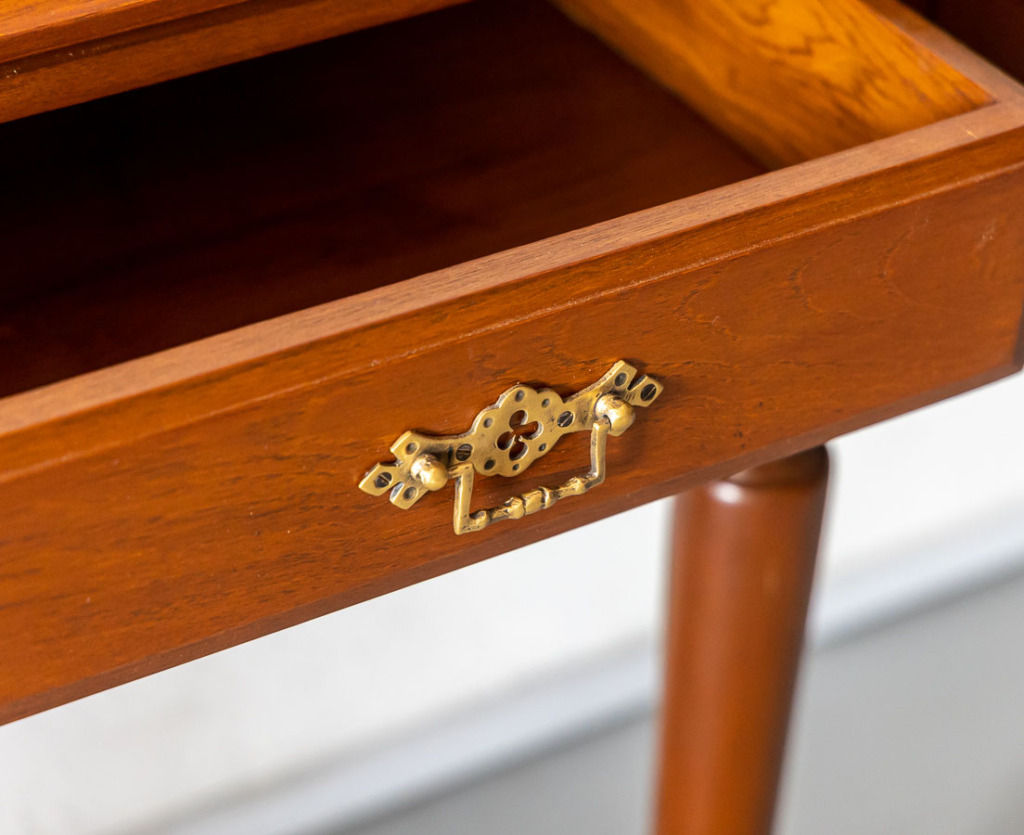 British Colonial Teakwood Console Table - The Past Perfect Collection