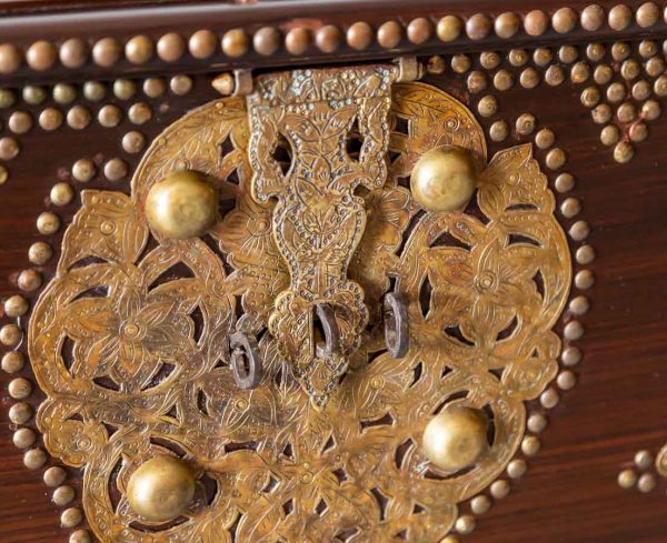 Antique Rosewood Arab Chest - The Past Perfect Collection