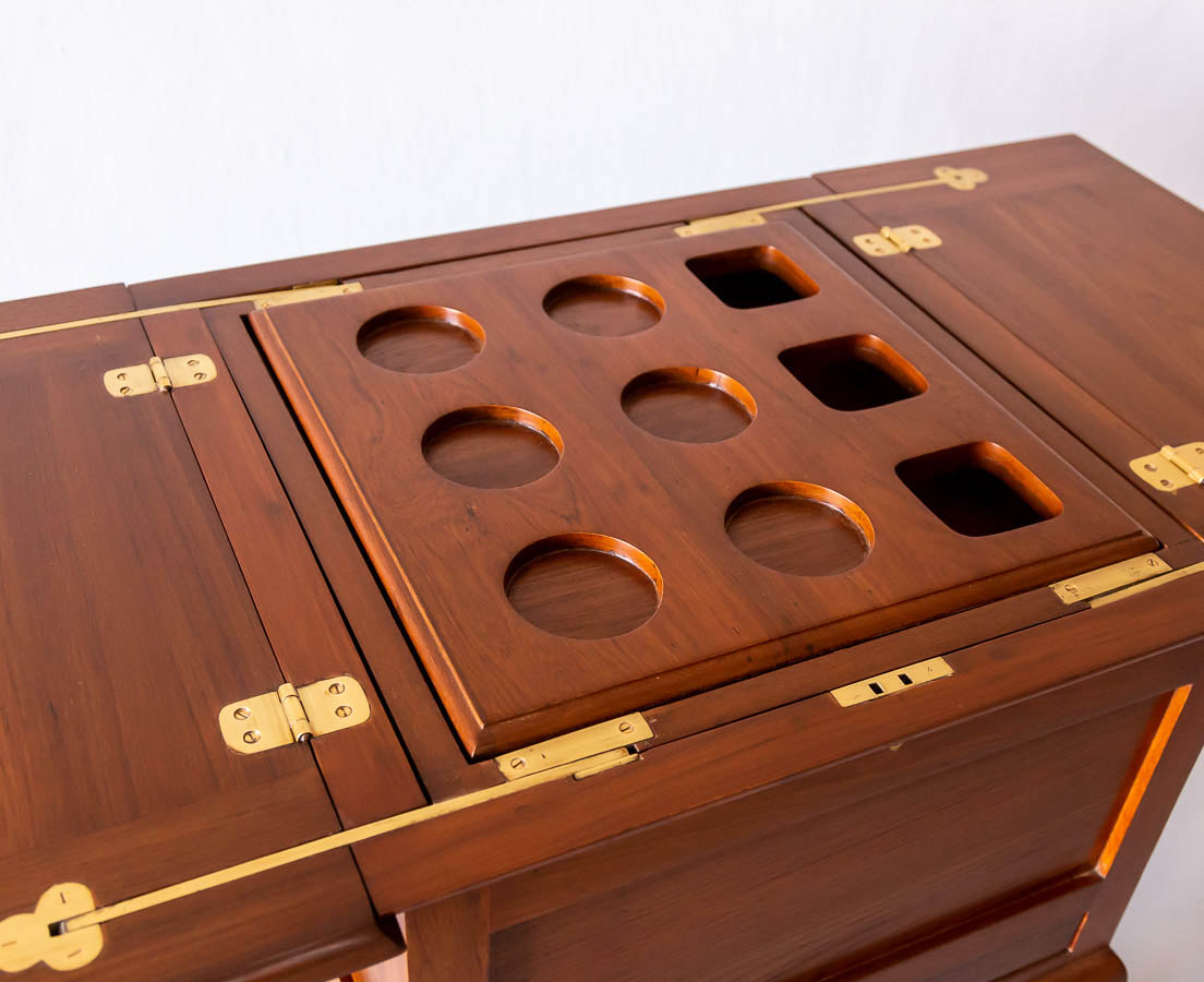 Antique British Colonial Bar Table - The Past Perfect Collection