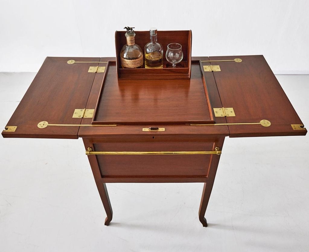 Antique British Colonial Bar Table - The Past Perfect Collection