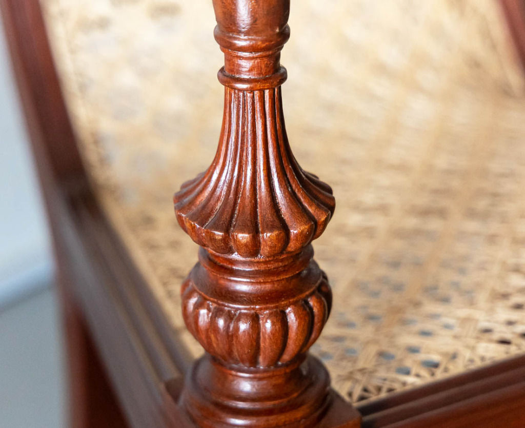 Antique British Colonial Library Chairs - The Past Perfect Collection