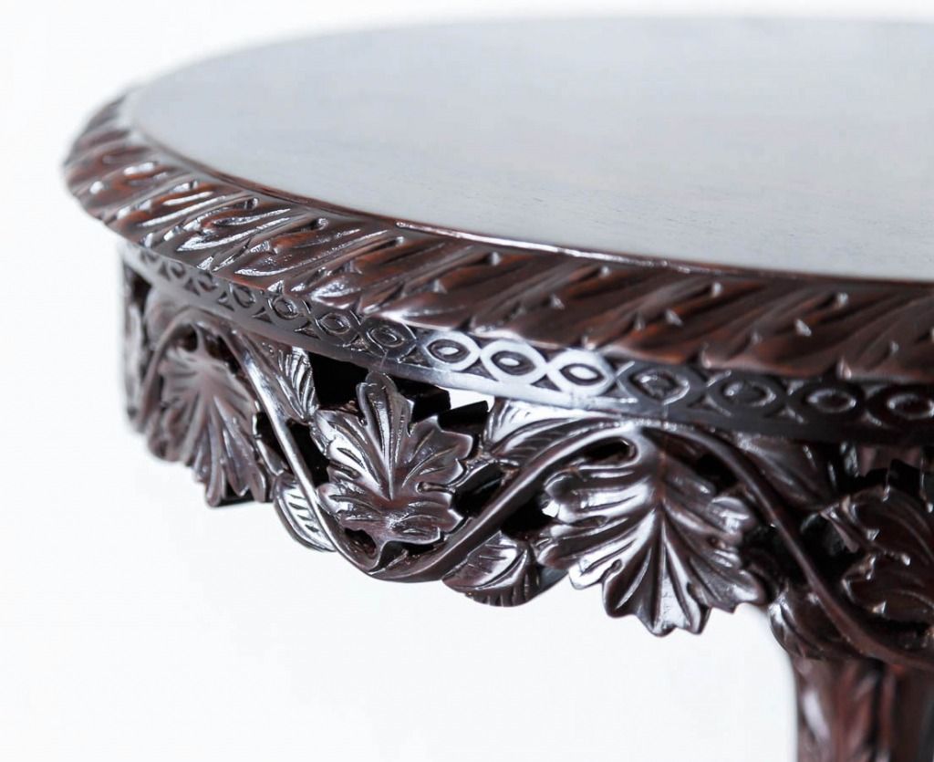 British Colonial Tilt Top Side Table - The Past Perfect Collection