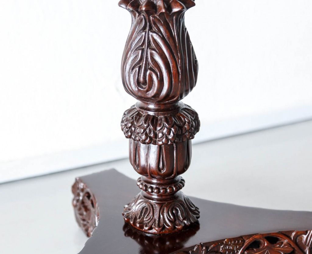 British Colonial Tilt Top Side Table - The Past Perfect Collection