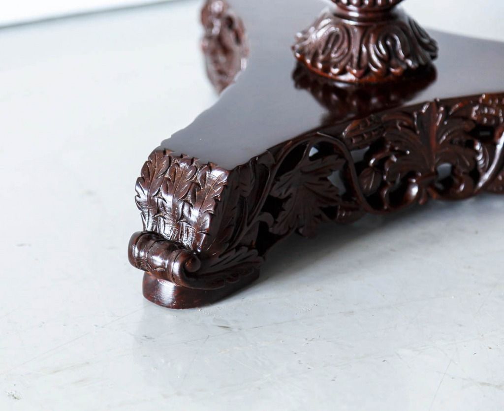 British Colonial Tilt Top Side Table - The Past Perfect Collection