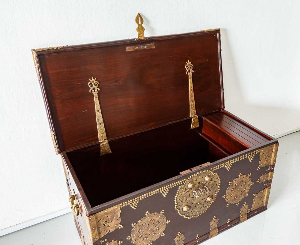 Antique Arab Chest found in Bombay - The Past Perfect Collection