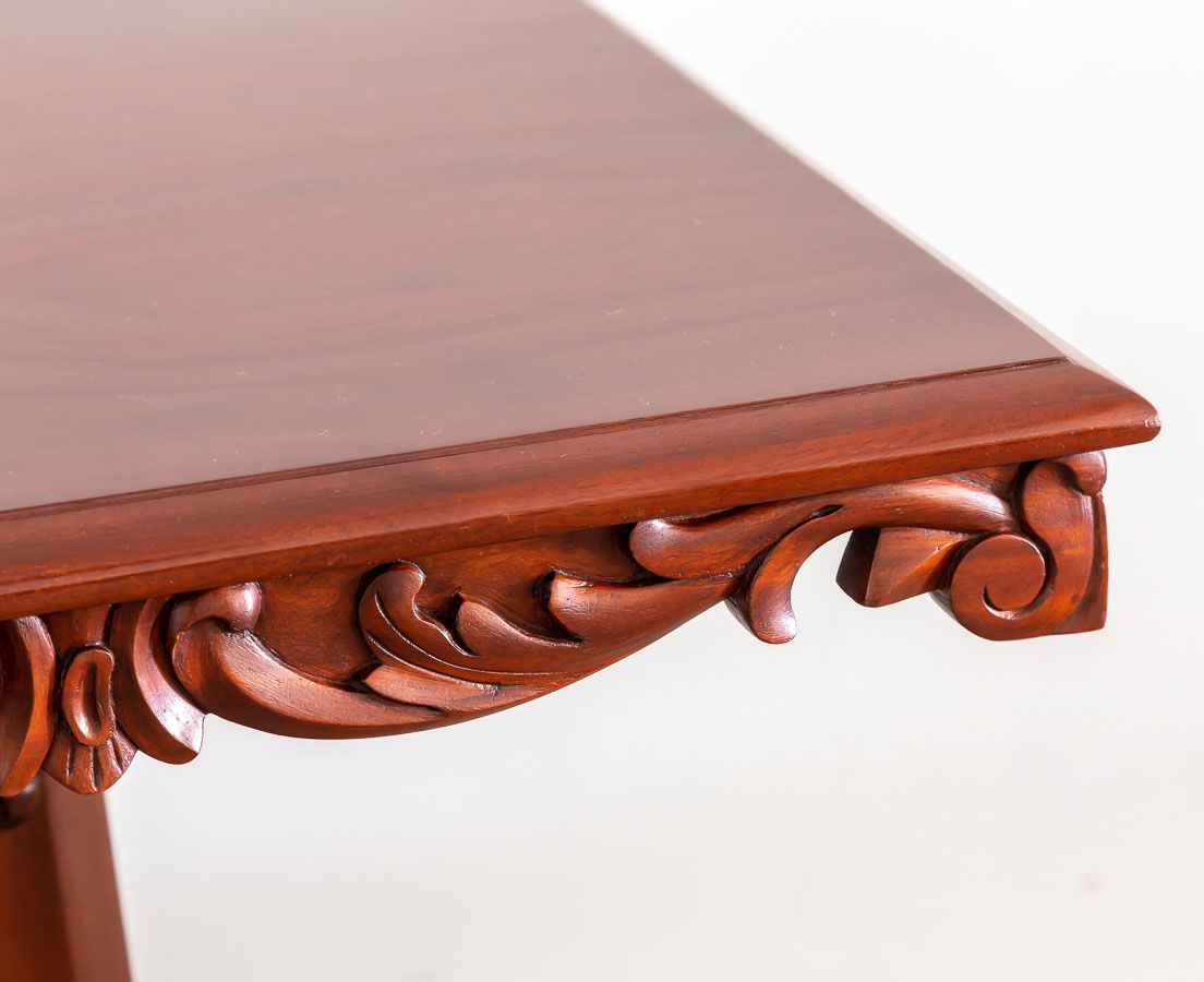 British Colonial Mahogany Side Table - The Past Perfect Collection