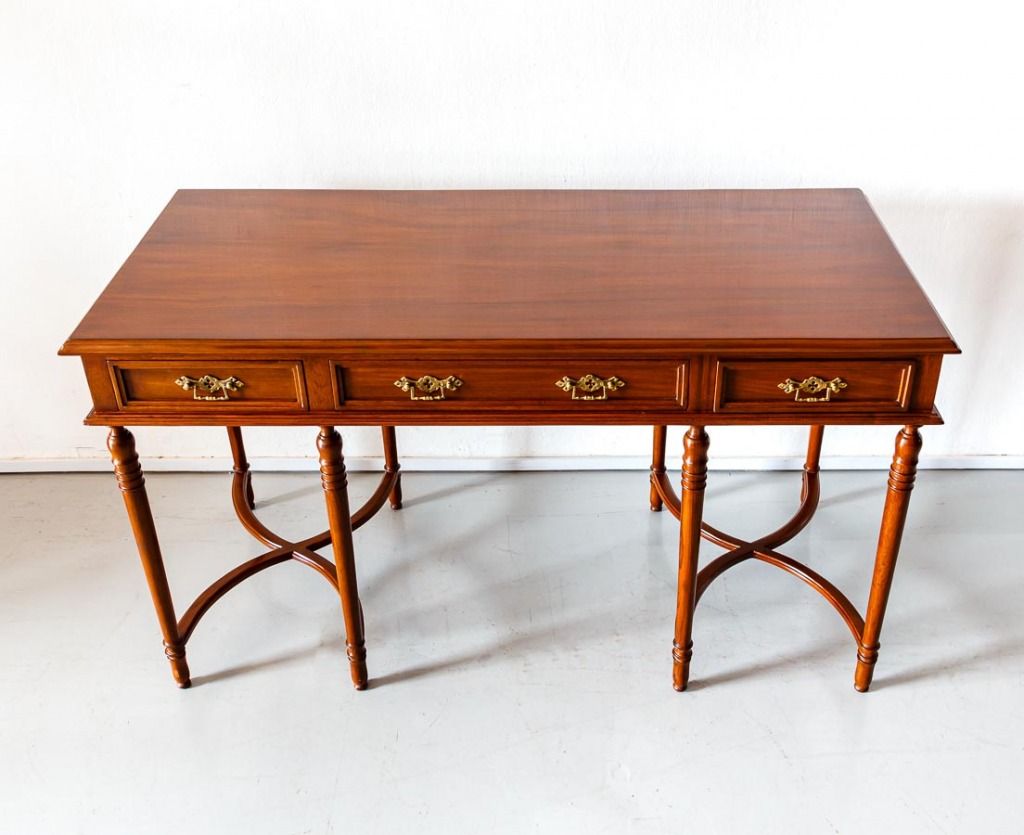 British Colonial Teakwood Console Table - The Past Perfect Collection