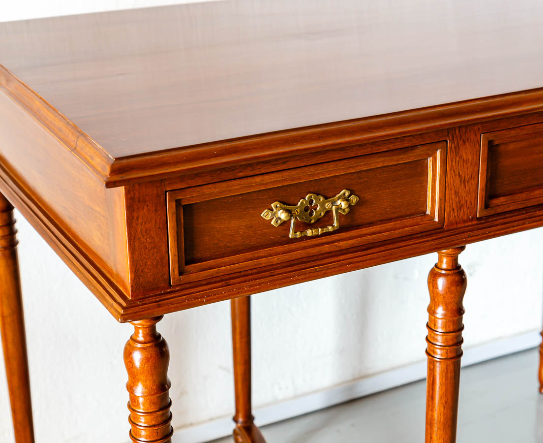 British Colonial Teakwood Console Table - The Past Perfect Collection