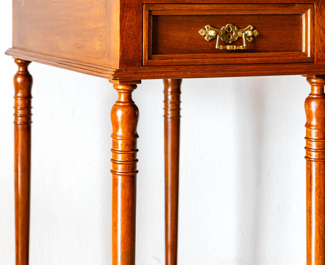 British Colonial Teakwood Console Table - The Past Perfect Collection
