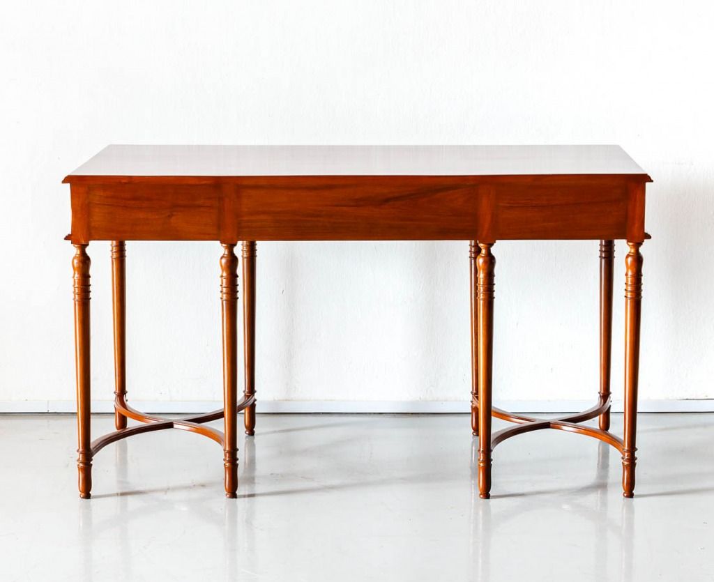 British Colonial Teakwood Console Table - The Past Perfect Collection