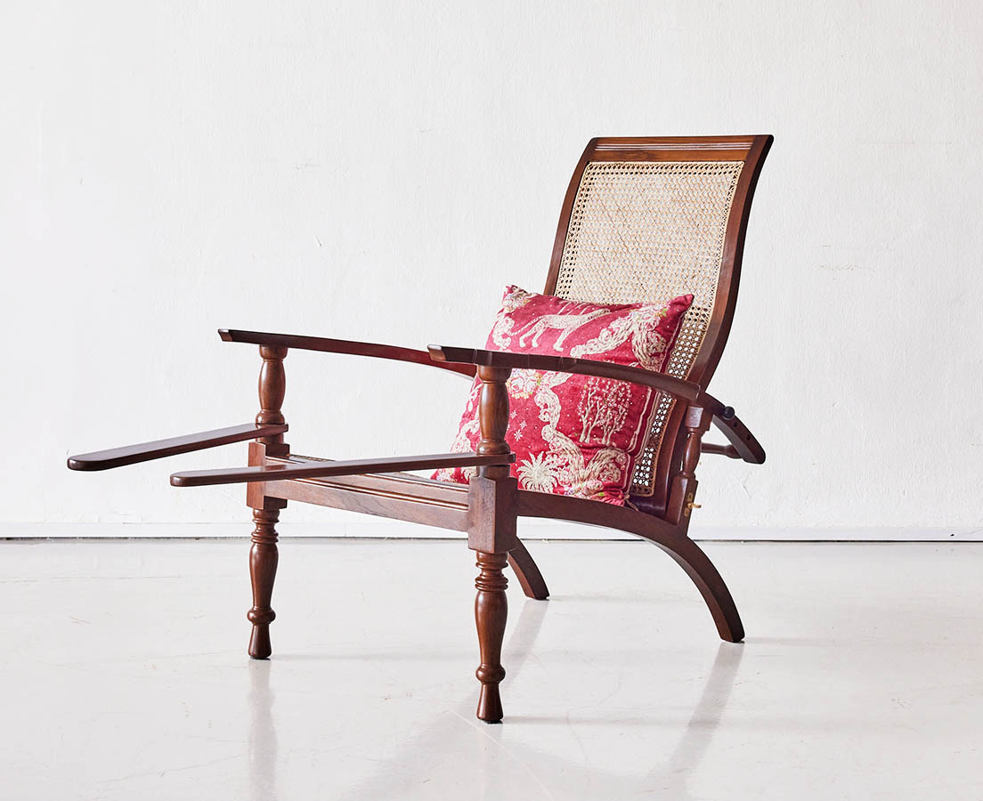 British Colonial Planter’s Chair - The Past Perfect Collection