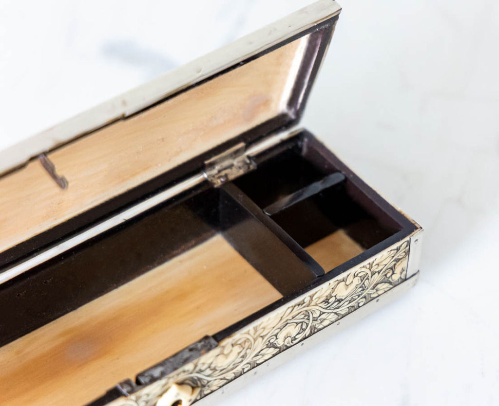 British Colonial Ivory Veneered Pen Box - The Past Perfect Collection