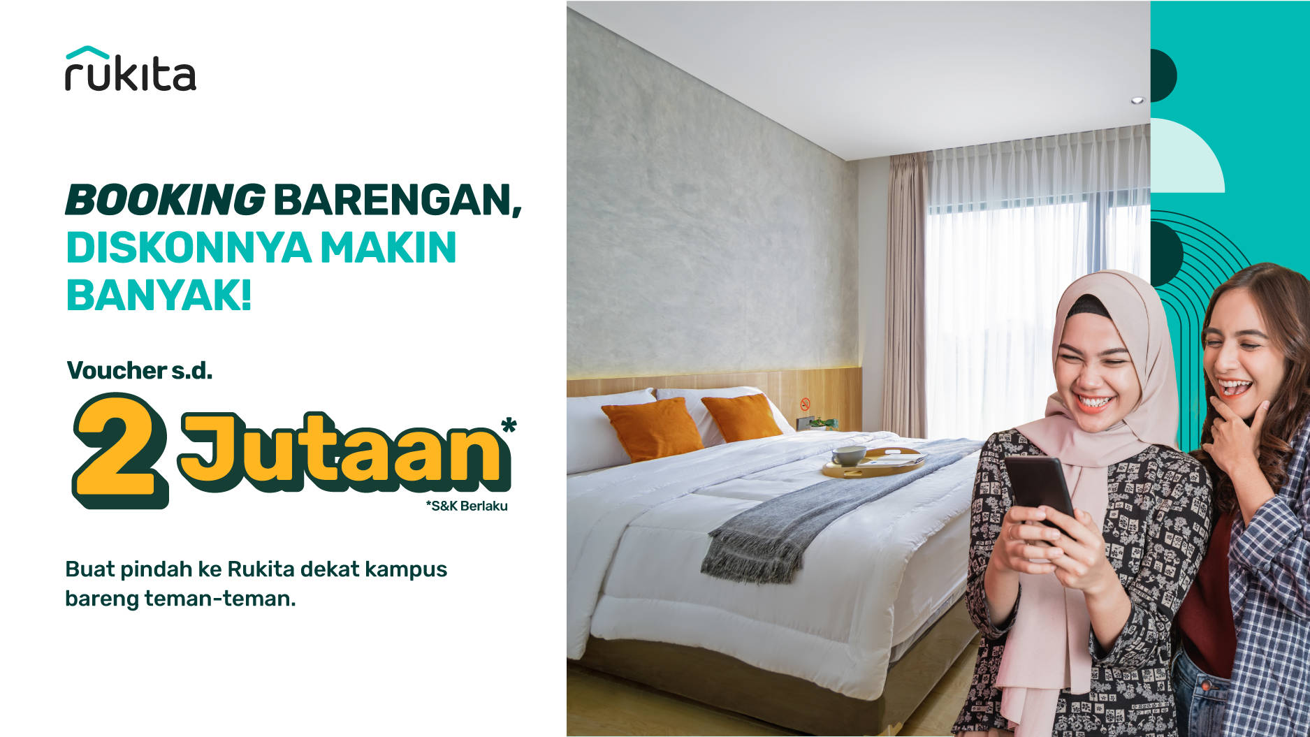 Promo Diskon untuk Booking Rukita