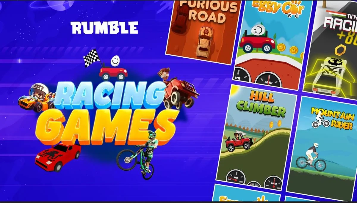 Play Free Online Racing Games on Rumble Gaming App!