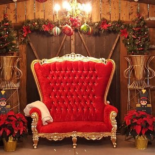 SANTA'S CHAIR / THRONE LOVESEAT #4 BARBAROSSA - Wedding & Party Rentals ...