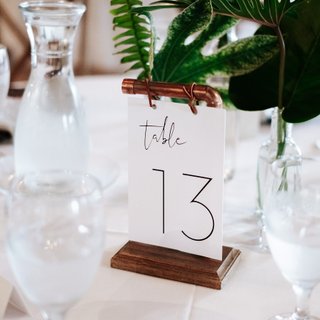Copper Table Numbers - Crystal & Crates