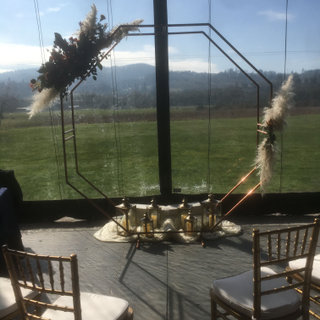 Arch - Copper octagon - Danner and Soli Event Rental