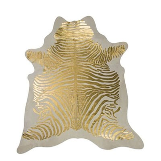 Gold Zebra Rug - rentals