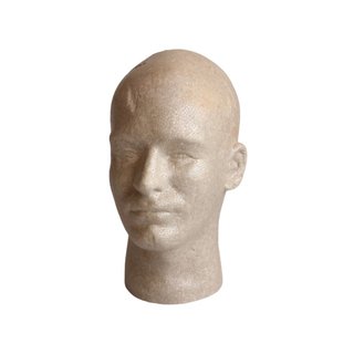 Male Styrofoam Head - Relics Rentals